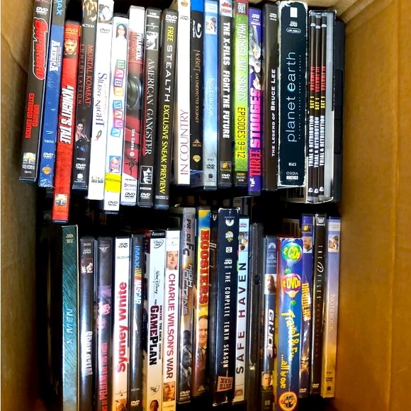 Source Unknown | Media | 8 Dvds Each Random Titles All Pictured Great ...